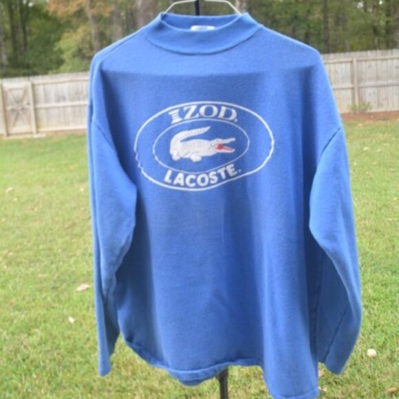 Izod Lacoste | Shirts | Izod Lacoste Big Logo Crewneck Sweatshirt ...